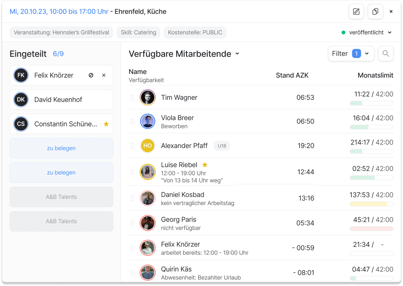 Dienstplan und Gesetz – Rechte und Pflichten | Ordio